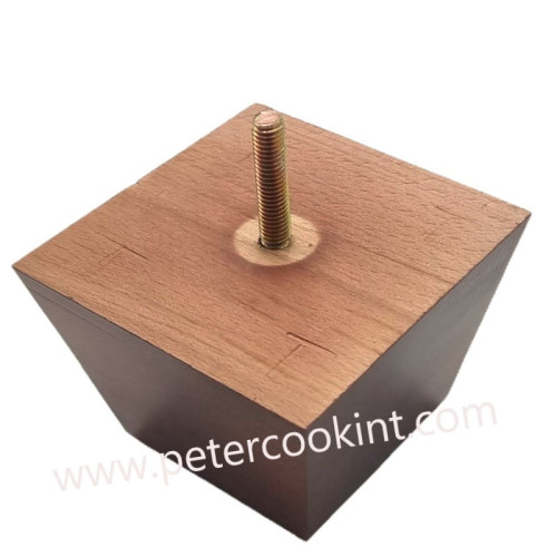 Peter Cook - WSR7101 - Mahogany Gloss Wooden Block Foot