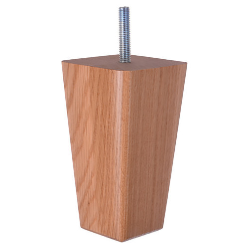 PCI - OAK80/63 - Solid Oak Timber Tapered Leg with a Natural Gloss Finish