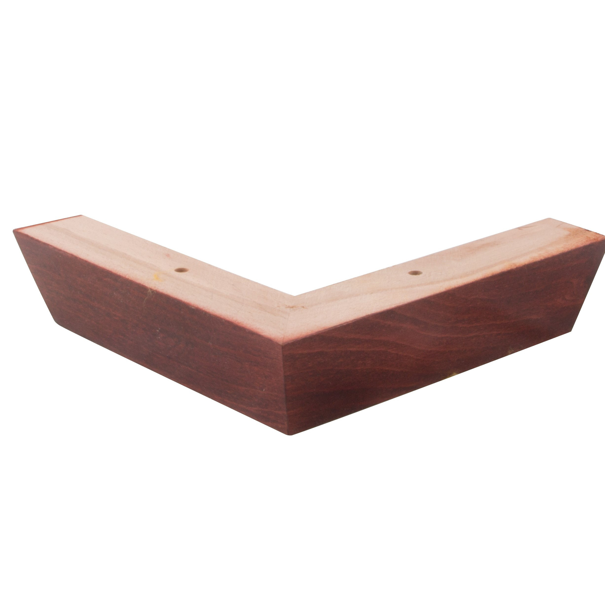 Peter Cook - WF24401 - Mahogany Gloss Wooden Corner Foot