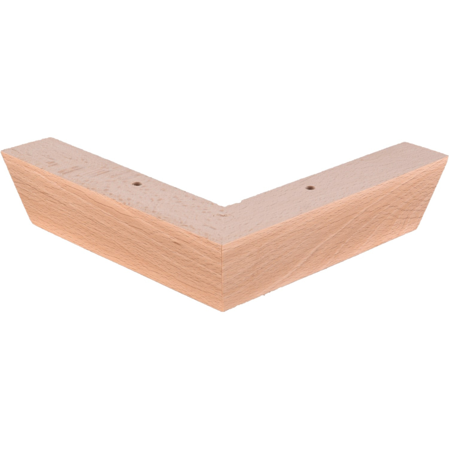 Peter Cook - WF24405 - Natural Gloss Wooden Corner Foot