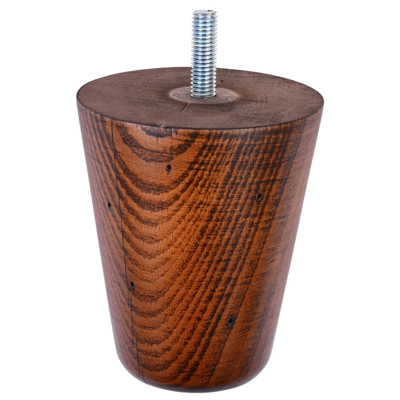 PCI - WF28445 - Antique Brown Round Tapered Wooden Foot