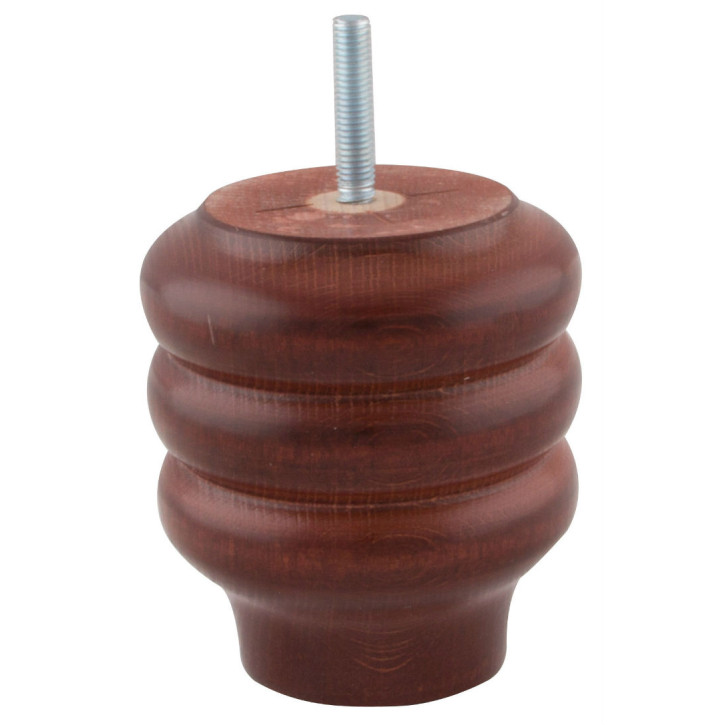 Peter Cook - WF33001 - Mahogany Gloss Turned Wooden Foot