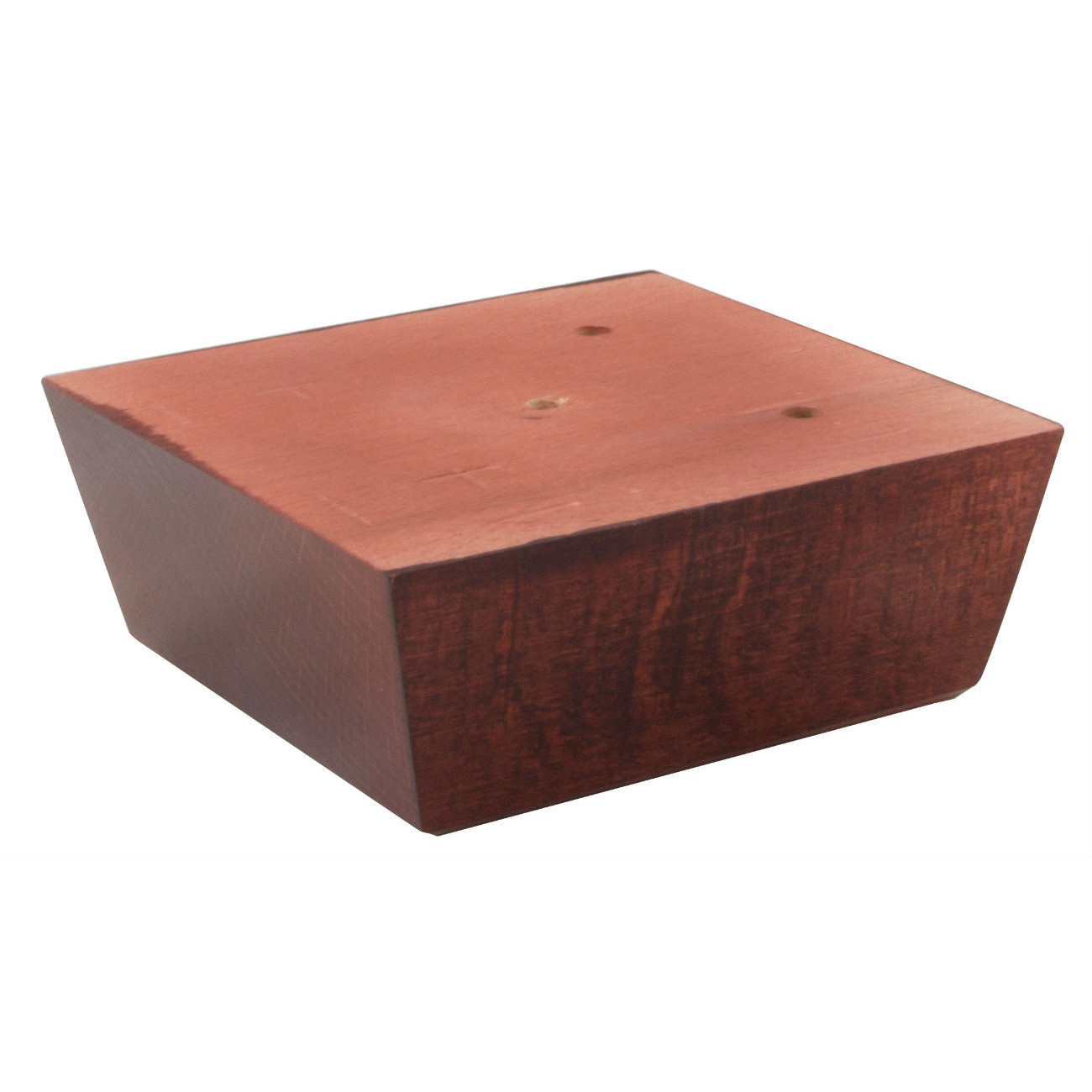 Peter Cook - WF80901 - Mahogany Gloss Wooden Block Foot