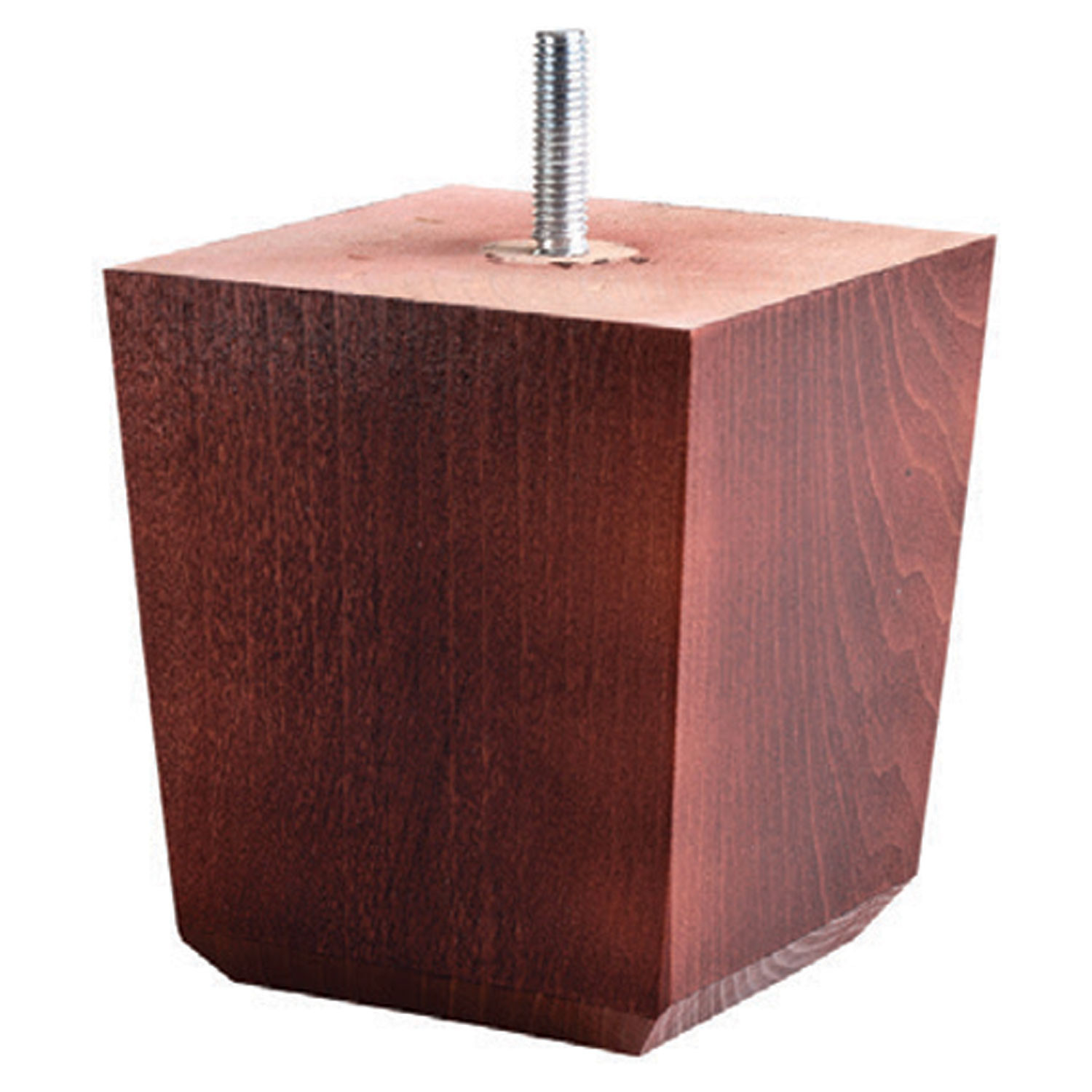 Peter Cook - WF36701 - Mahogany Gloss Wooden Block Foot